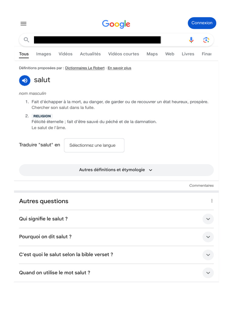 Salut - Recherche Google | PDF