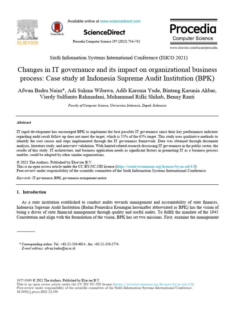 IT Governance | PDF