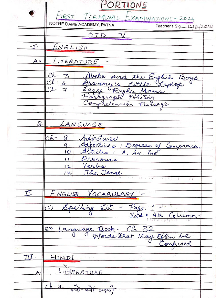 English PPT Arpita Singh Class 8A Roll No.18 | PDF