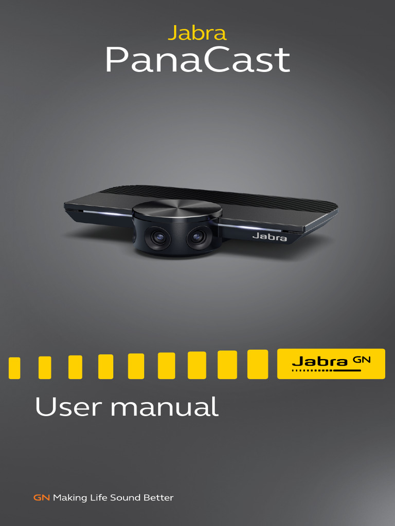 Jabra Panacast User Manual - EN - English - NA - Europe - RevB | PDF