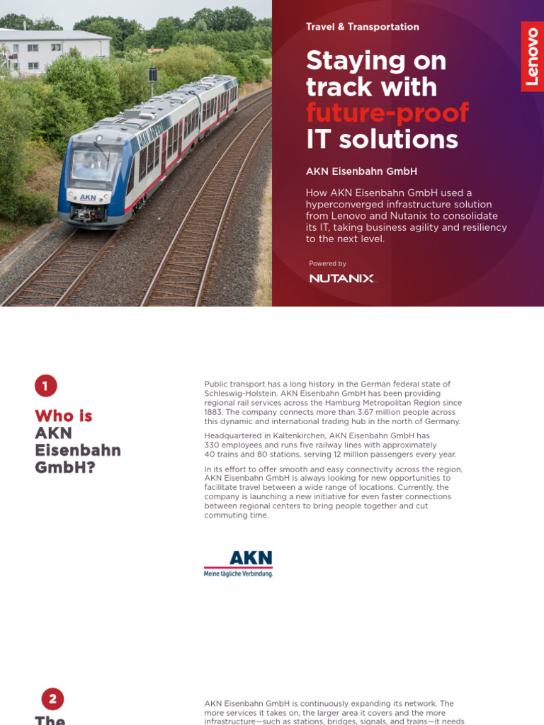 Case Study Akn Eisenbahn Nutanix | PDF
