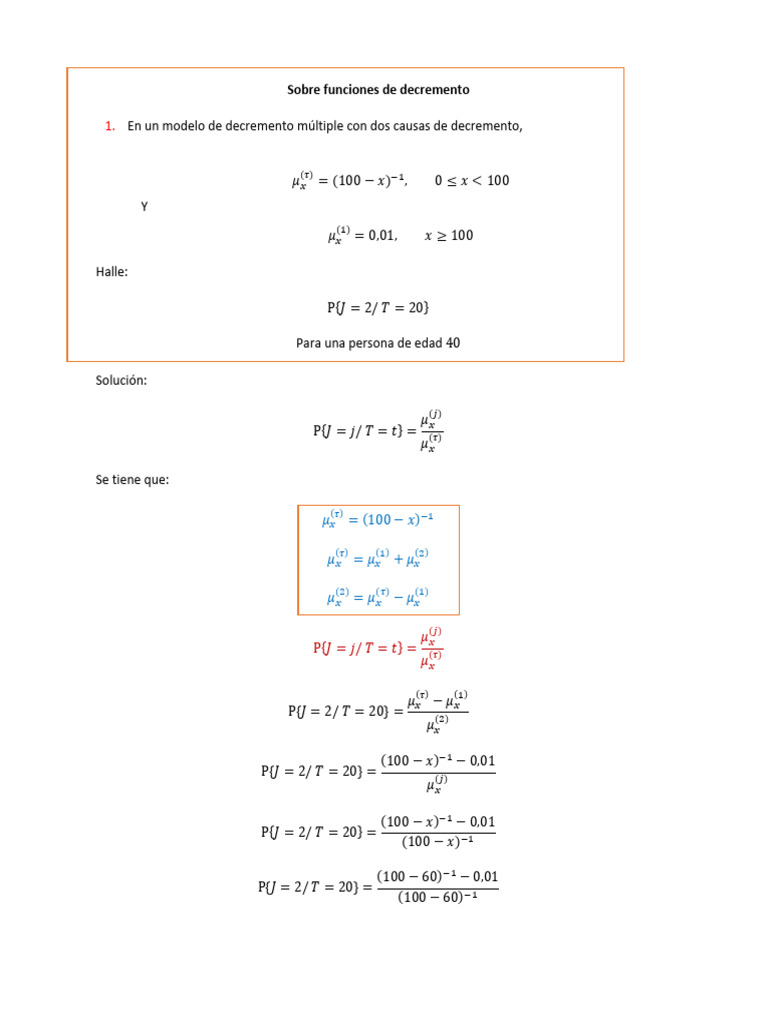 Decrementos, Trabajo Final | PDF