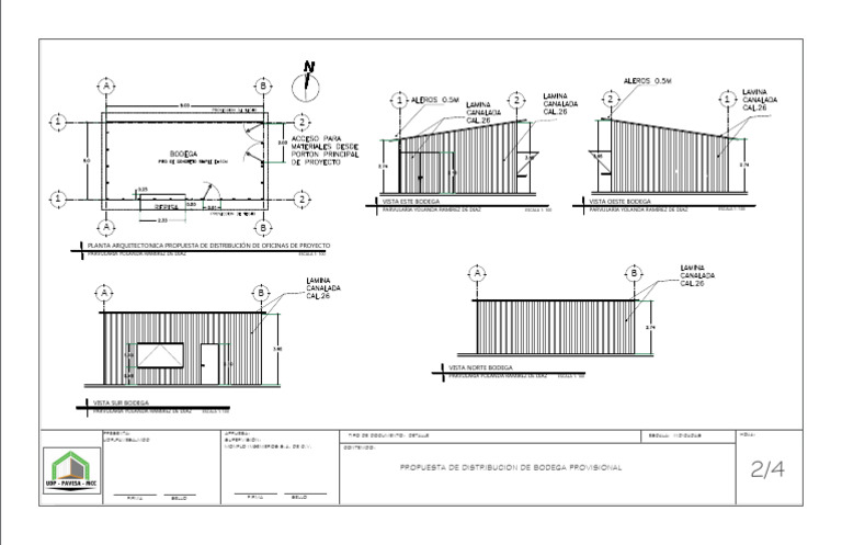 Esquema 1.01-PLANOS BODEGA-OFICINA2 | PDF