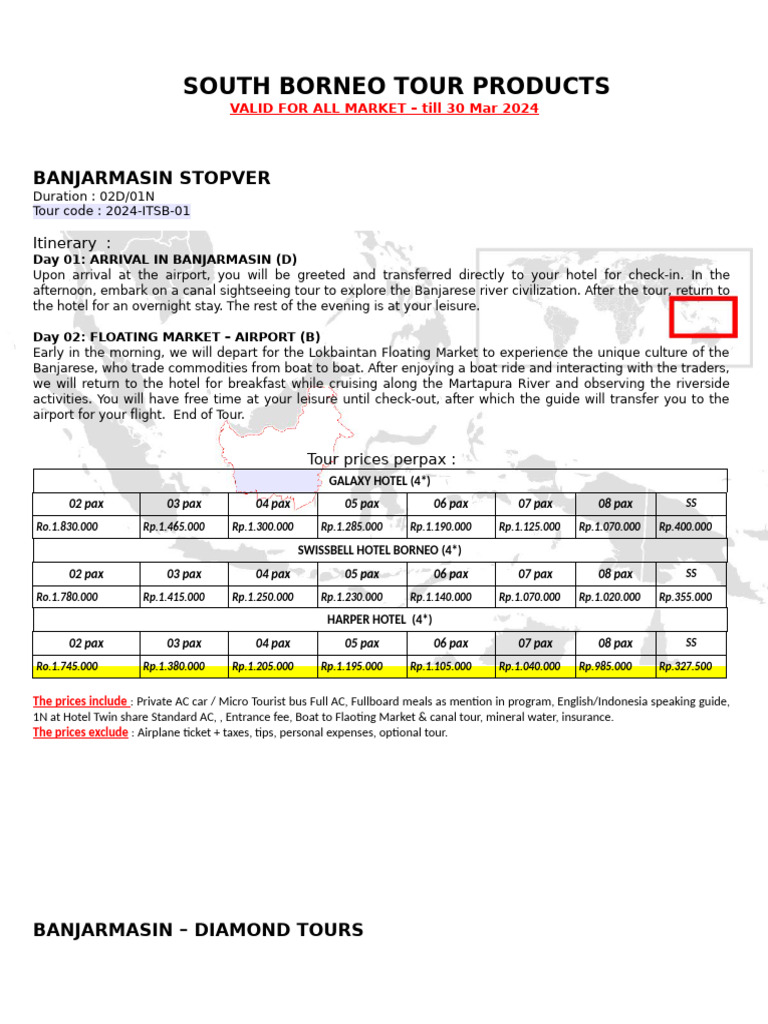 South Borneo Program 2024 | PDF