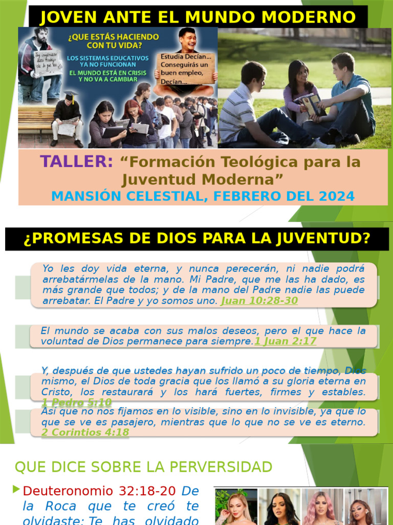 Joven Ante El Mundo Moderno 2024 | PDF