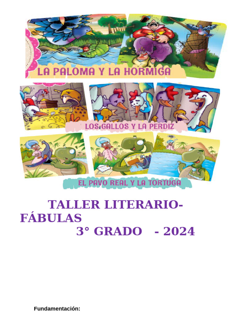 Taller Literario Fabulas | PDF