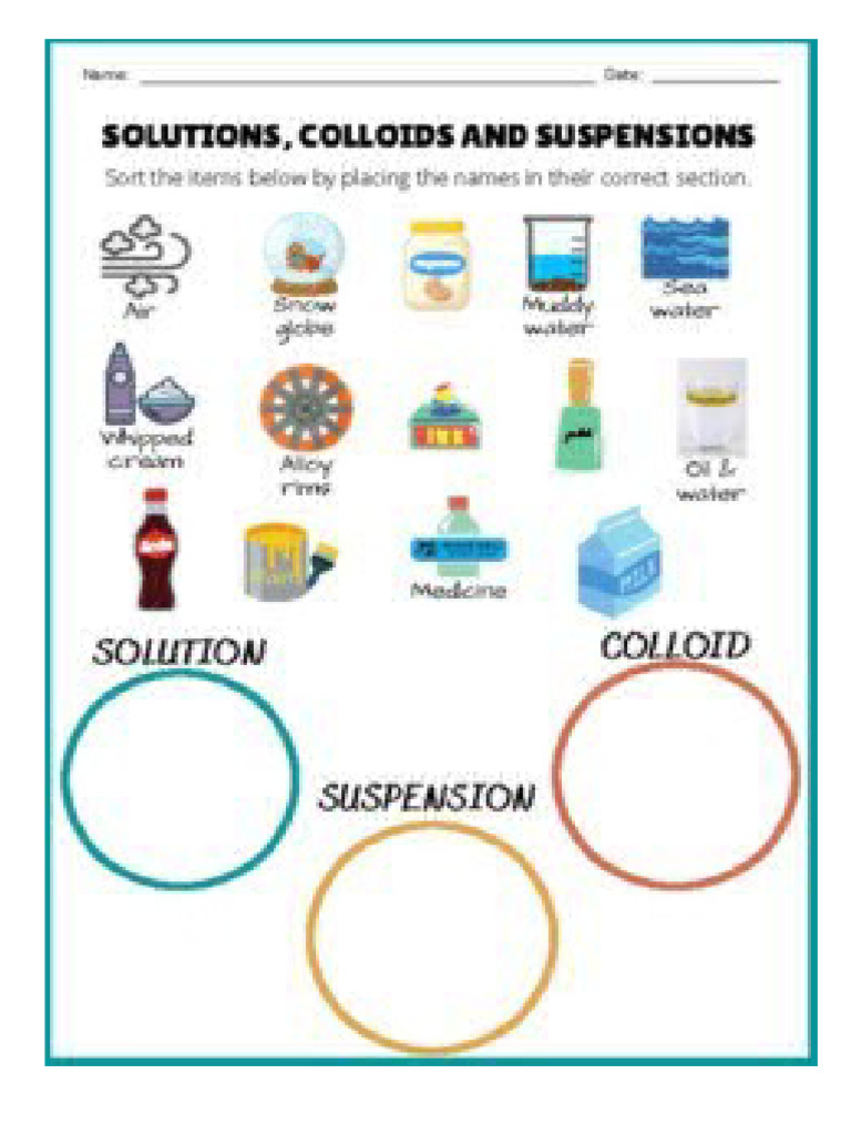 Suspension, Colloid Activity | PDF
