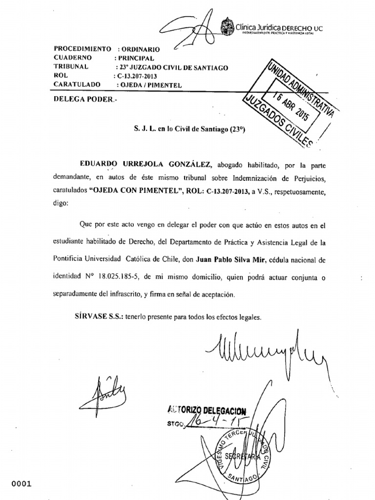 delega poder uch | PDF