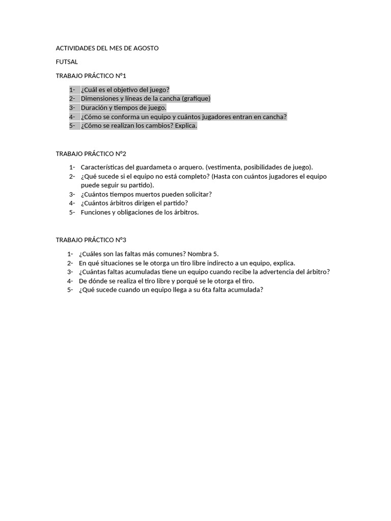 Actividades Del Mes de Agosto | PDF