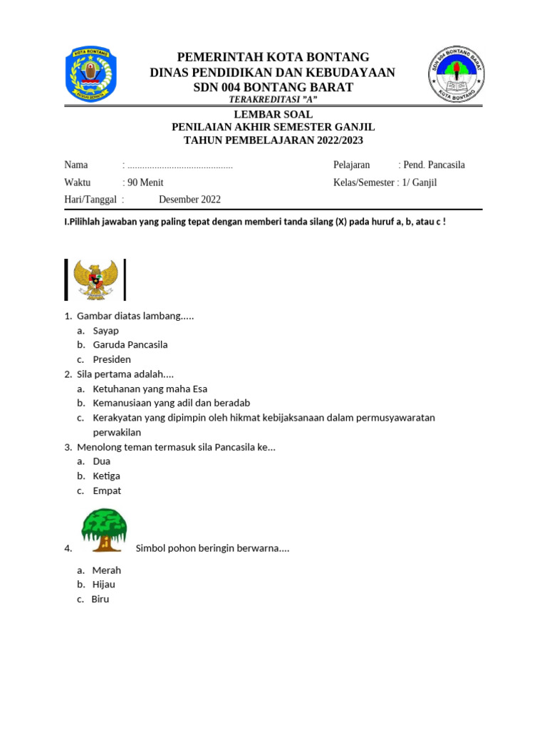 PAS kls 1 | PDF