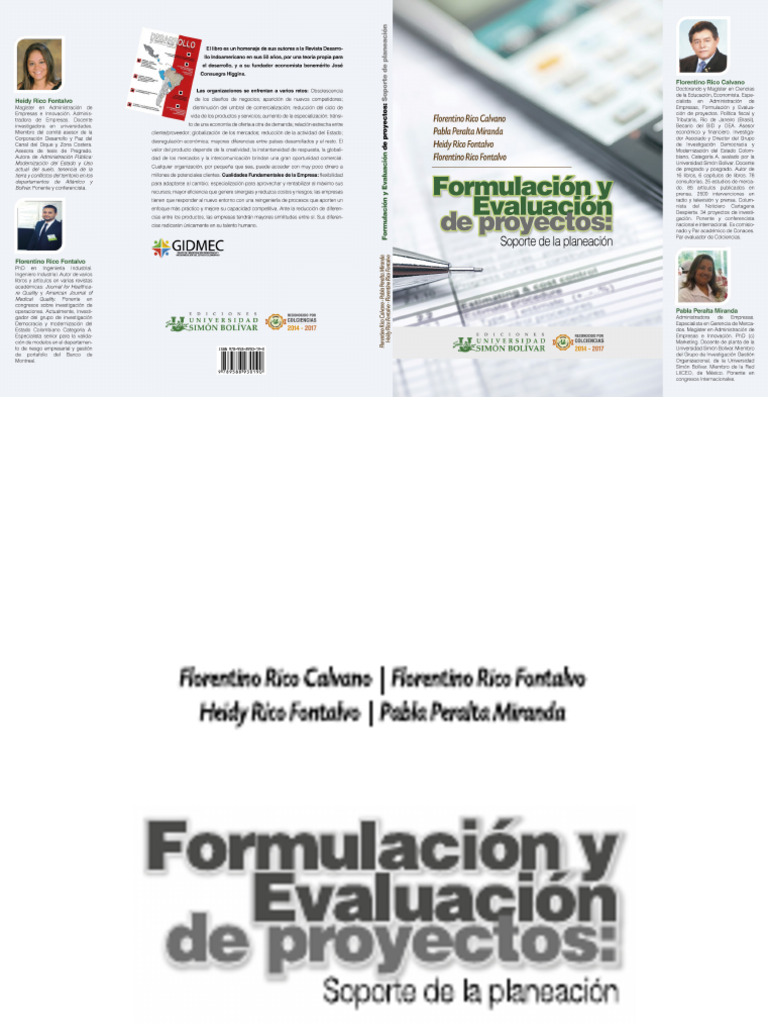 Formulacion y Evaluacion de Proyectos So-1 | PDF
