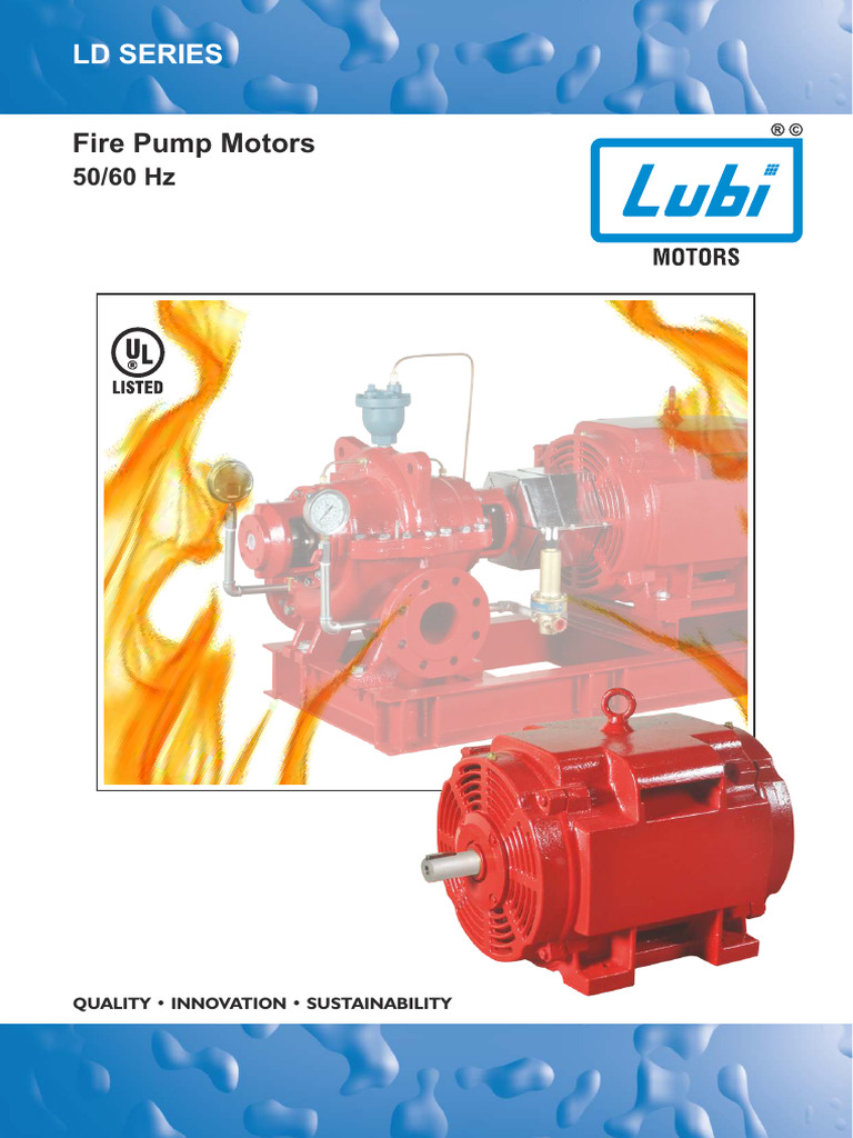 Fire Pump Motors Ul - Odp | PDF