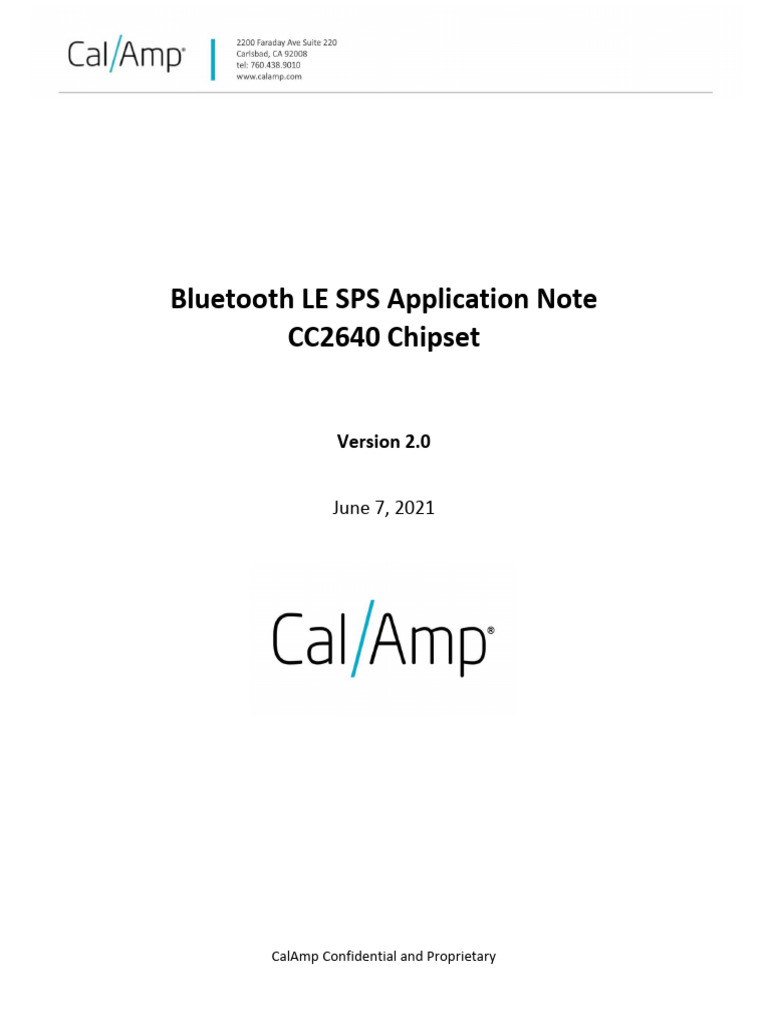 Ble Sps Setup Cc2640 Rev2.0 1 | PDF
