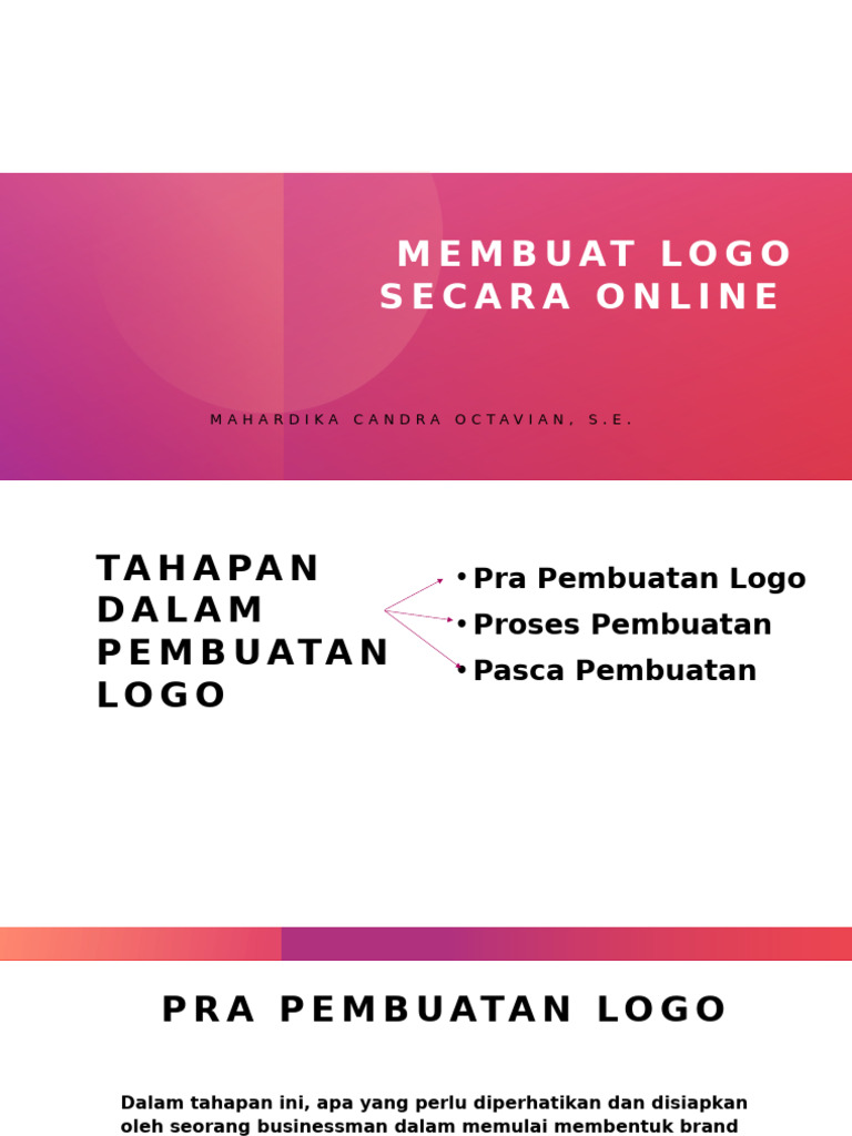 Proses Pembuatan Logo | PDF