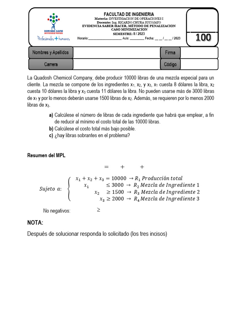 EVIDENCIA PENALIZACION METODO M | PDF
