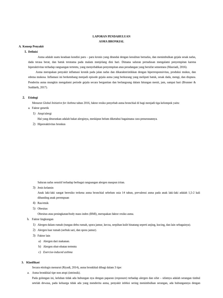 Asma Bronkhial | PDF