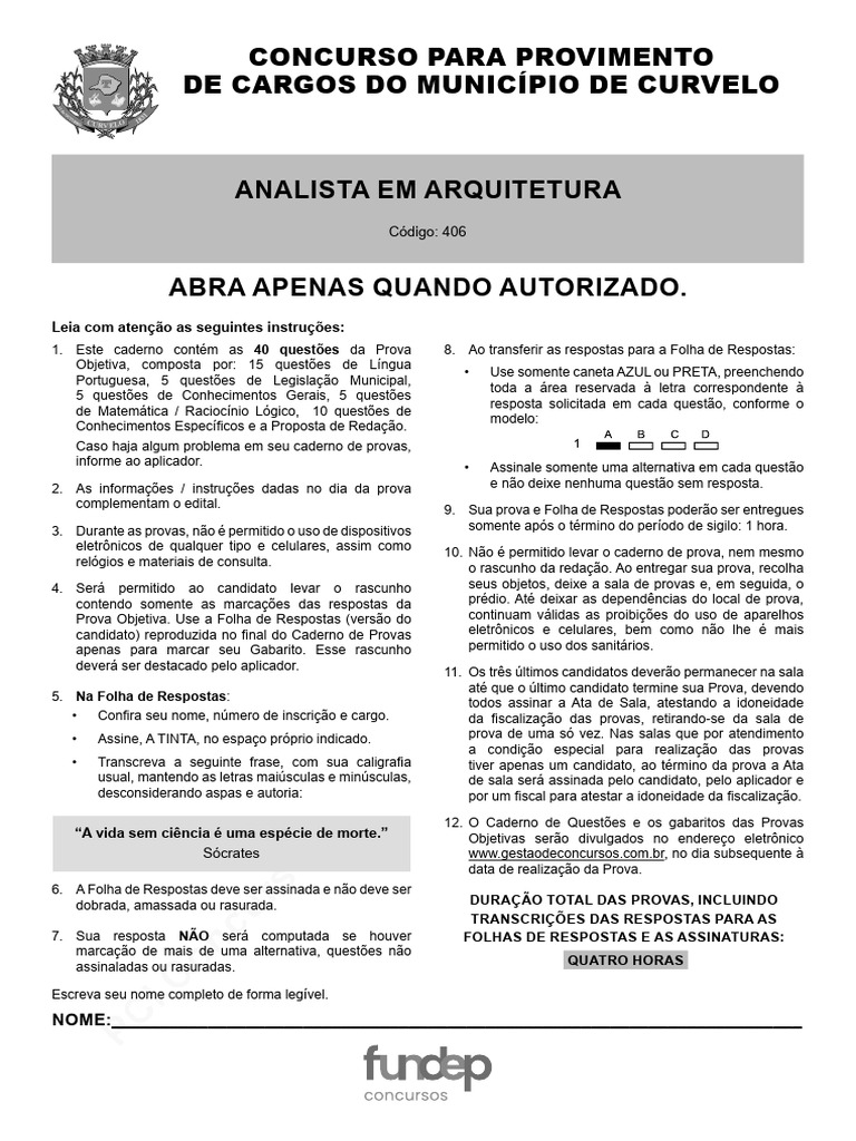 Analista em Arquitetura | PDF