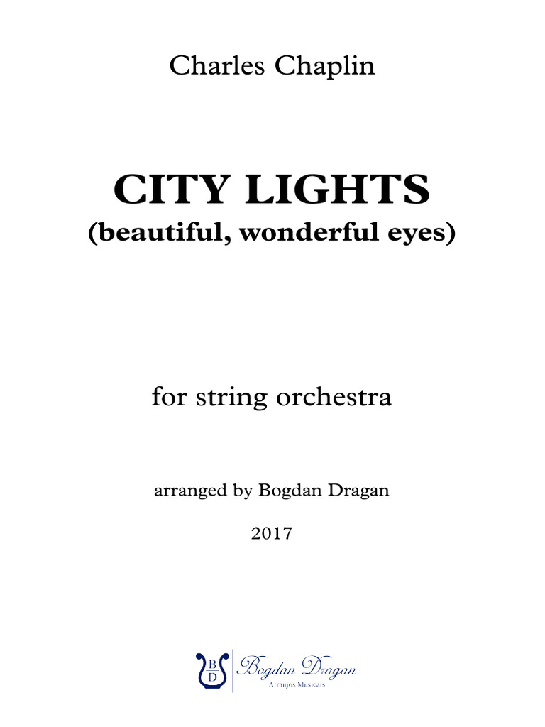 CITY LIGHTS - Score+parts | PDF