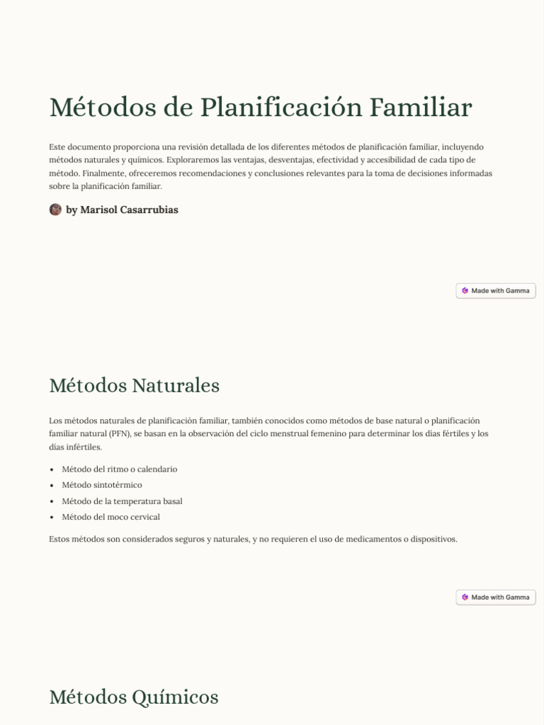 Metodos-de-Planificacion-Familiar | PDF