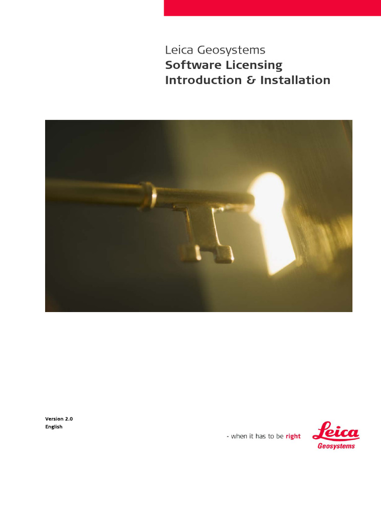 Leica Geosystems Software Licensing | PDF