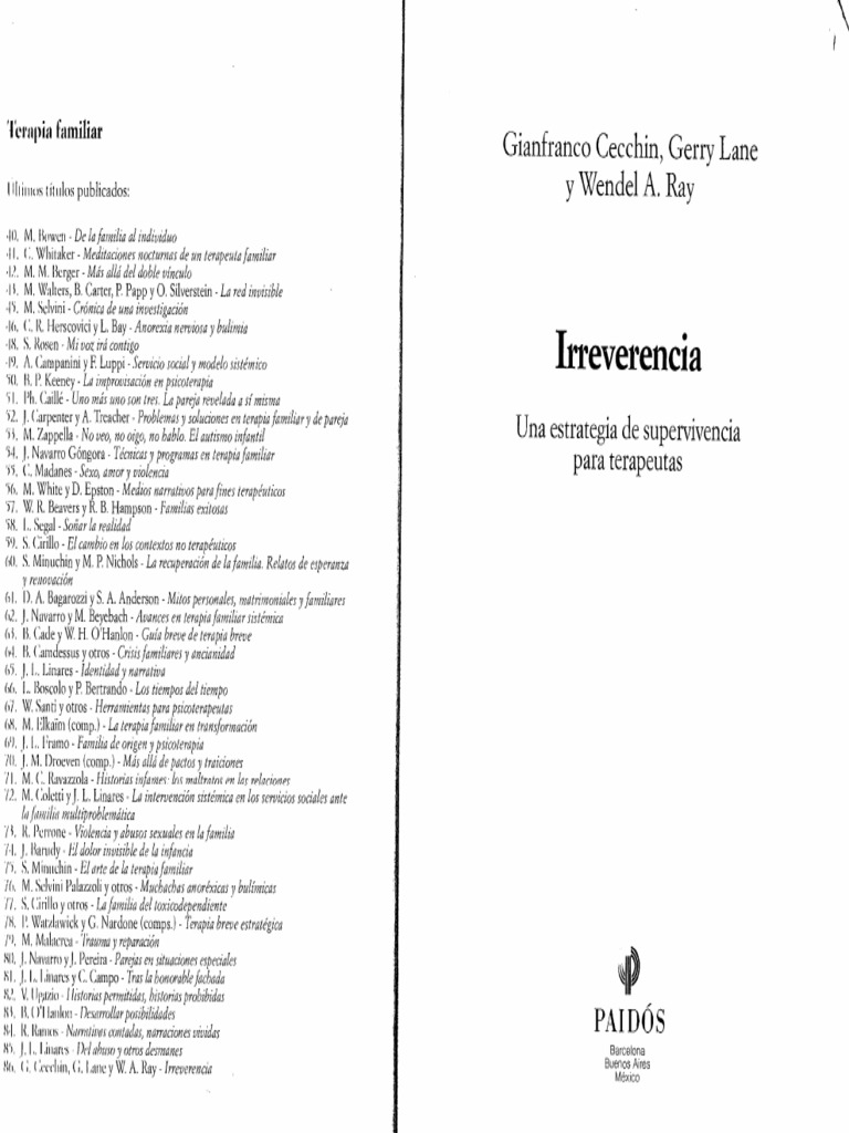 Irreverencia Capit 1 | PDF
