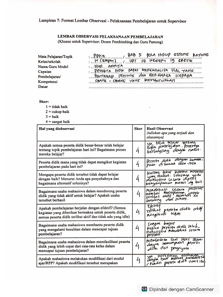 FLO Siklus 2 - Nur Annisa | PDF