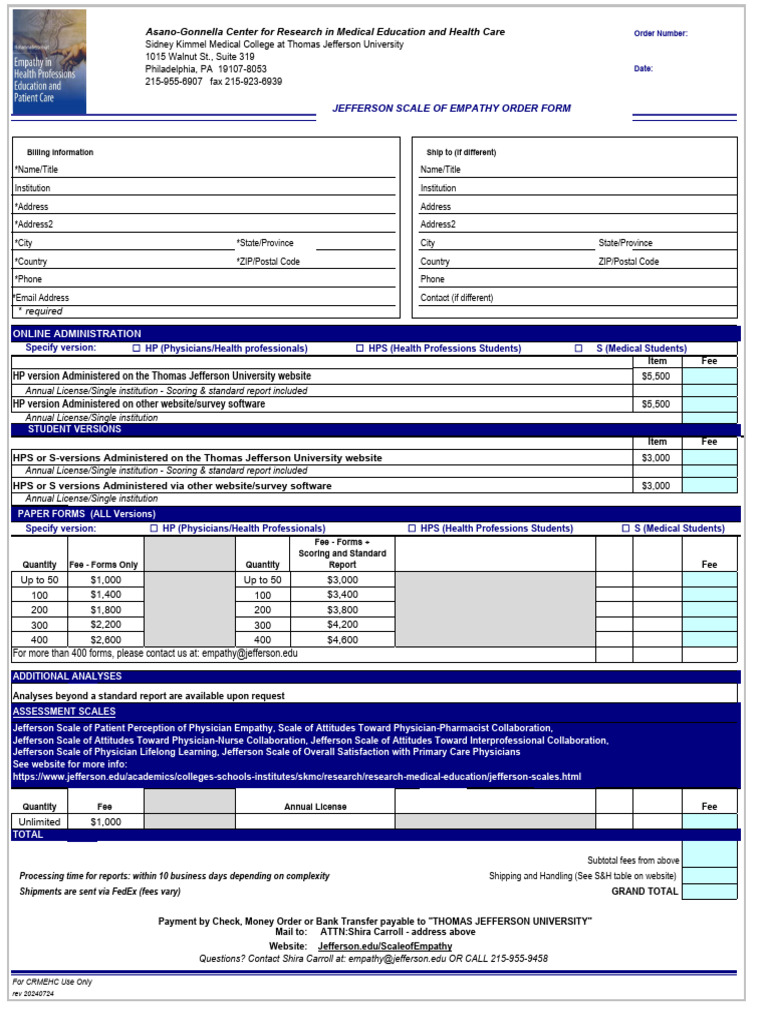 jse-order-form-2024-25 | PDF