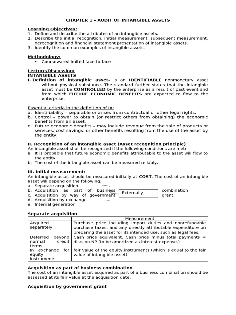 MODULE_1_-_AUDIT_OF_INTANGIBLE_ASSETS | PDF