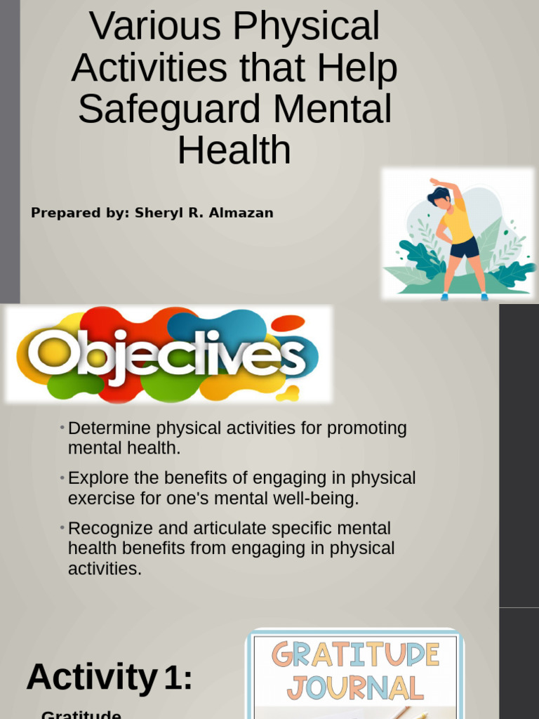 Various Physical Activities That Help Safeguard Mental Health | PDF