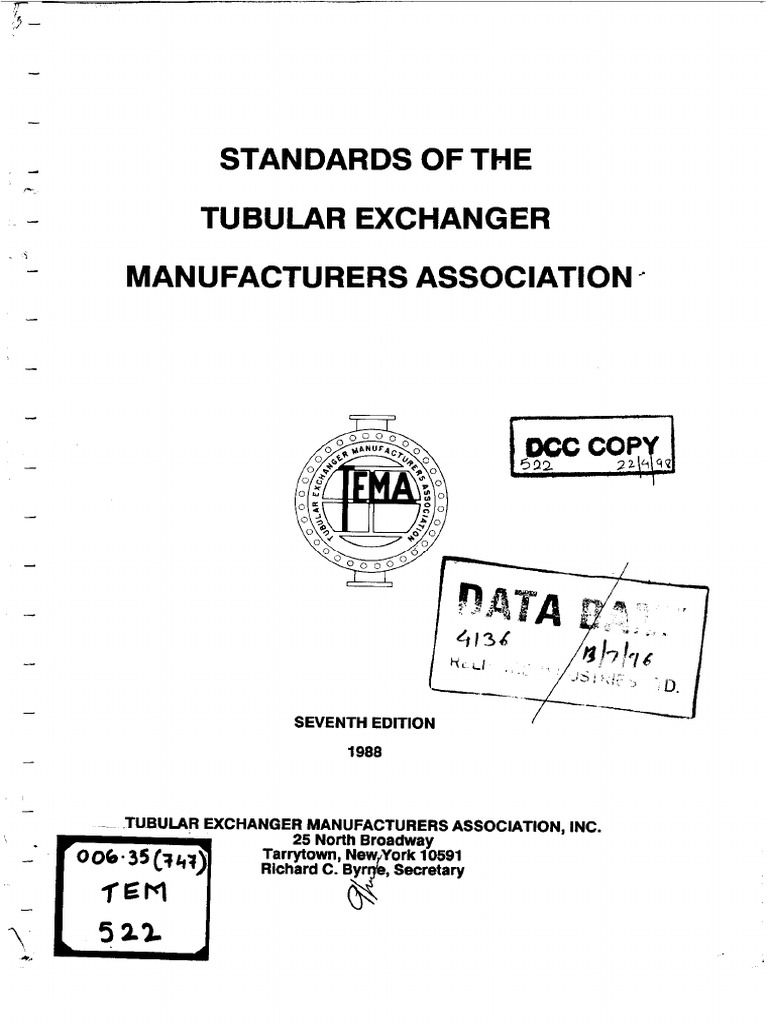 Tema Standards Ed 7 1988 Ok | PDF