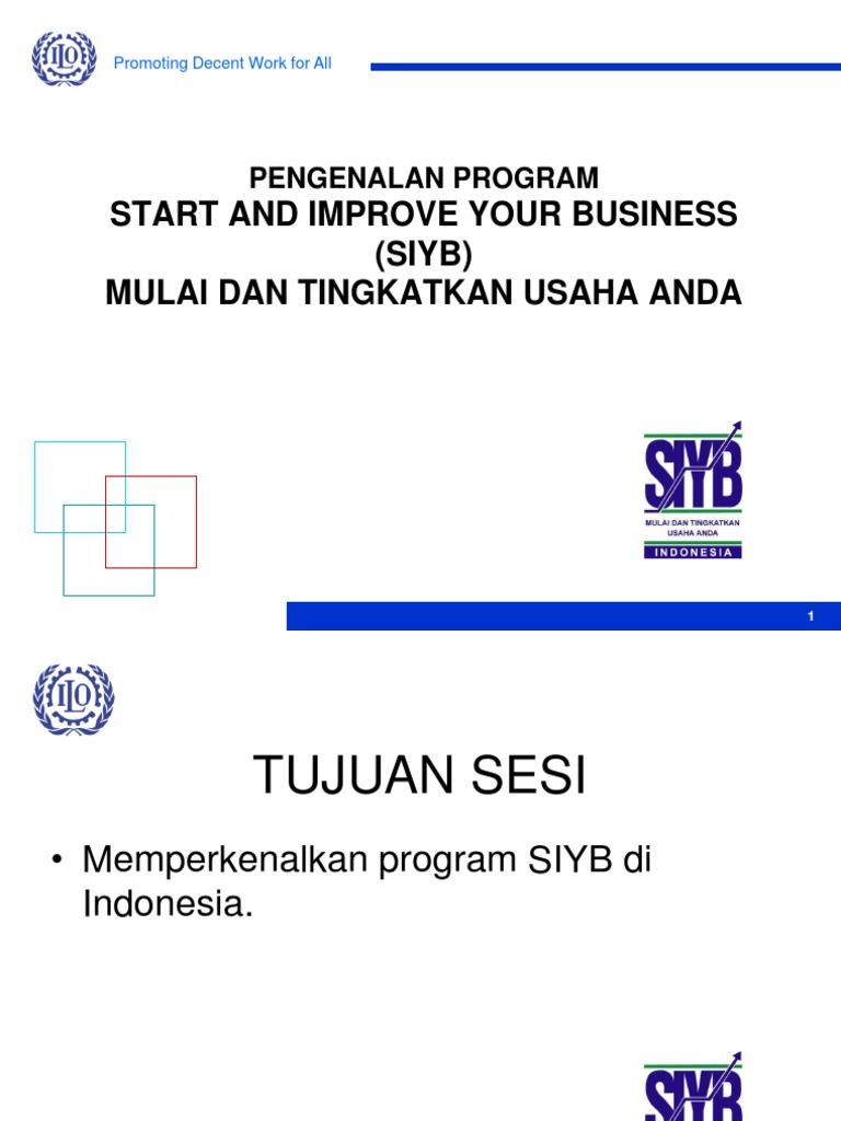 Pengenalan SIYB Program Revised2 | PDF