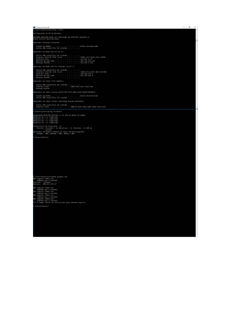 Comandos Do CMD | PDF