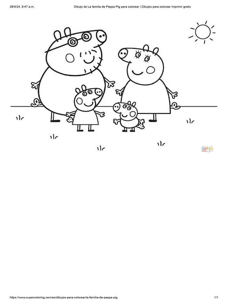 Dibujo Pepa Pig | PDF | Arte