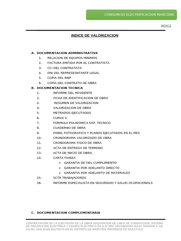 Indice | PDF