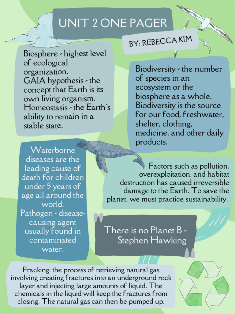 Unit 2 One Pager (1) | PDF
