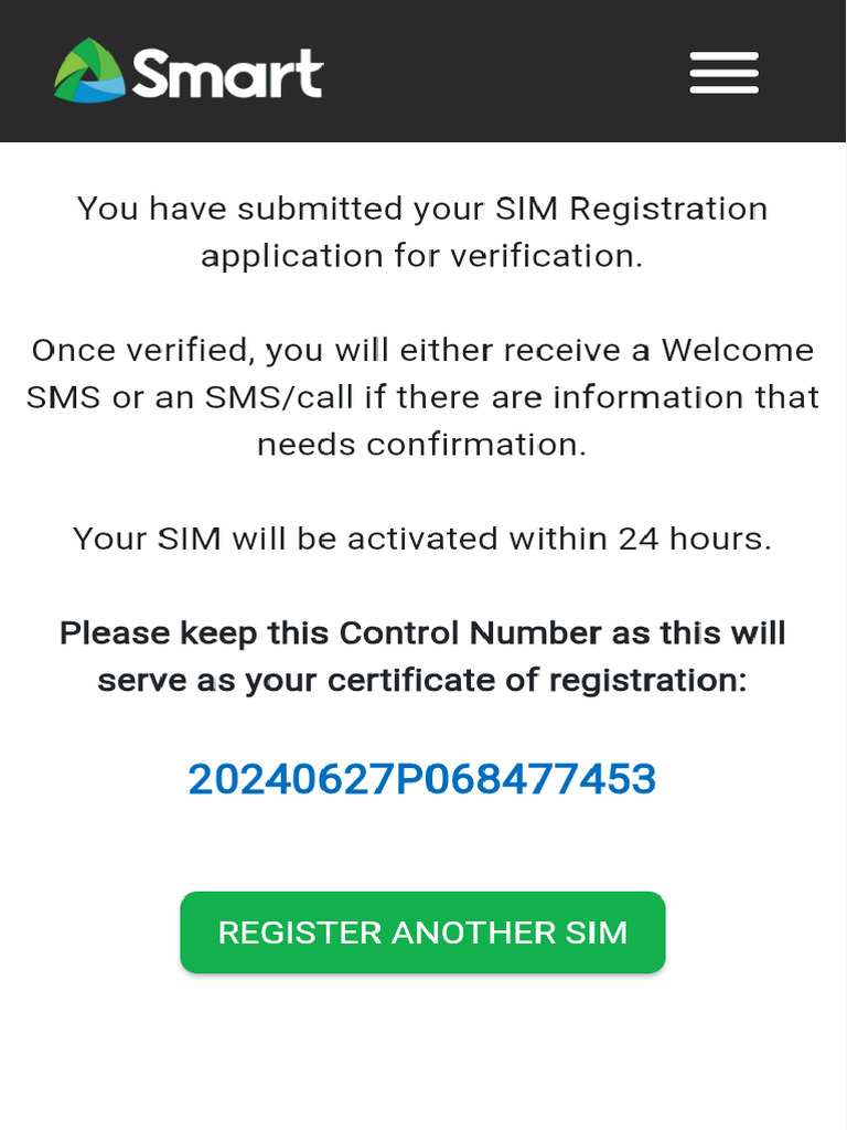 Smart SIM Registration | PDF