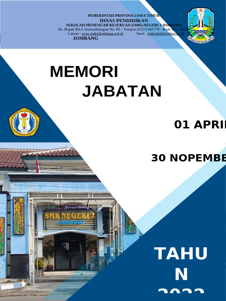 Sampul Memori Jabatan Pdf