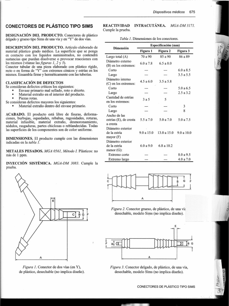 Conectores de Plastico Tipo Sims | PDF