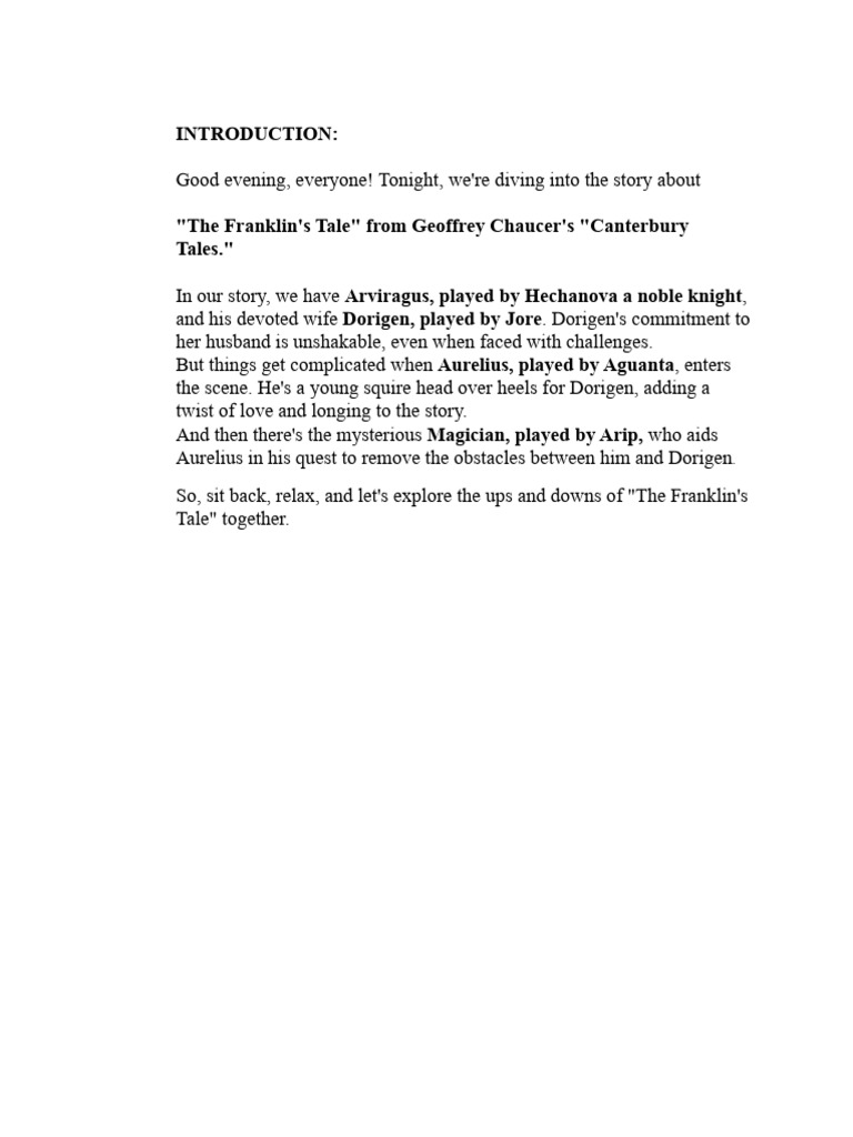 Role Play Script | PDF