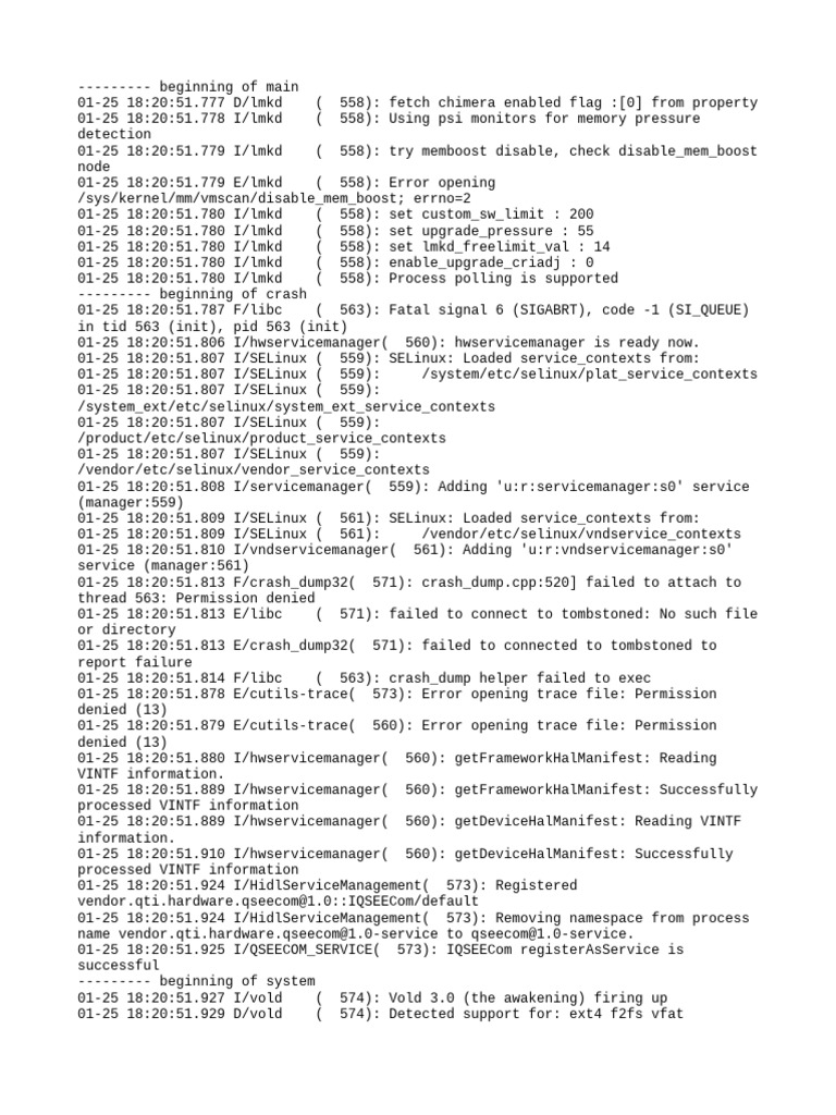 Logcat Home Fota Update Log | PDF
