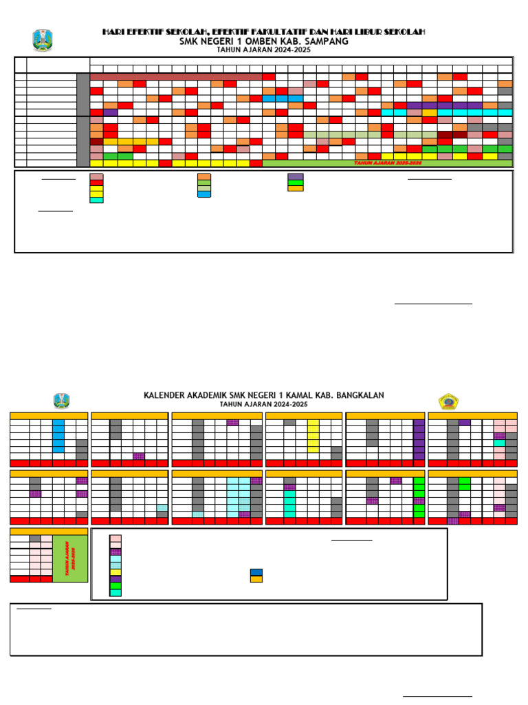 Kalender SMKN Omben 2024-2025 | PDF