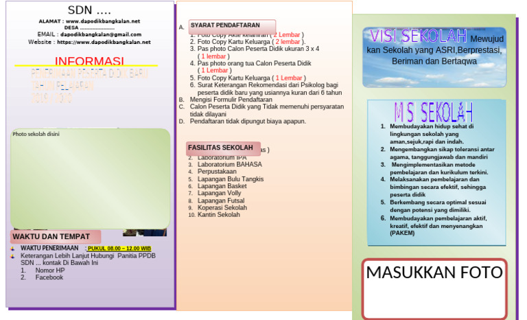 Brosur PPDB | PDF