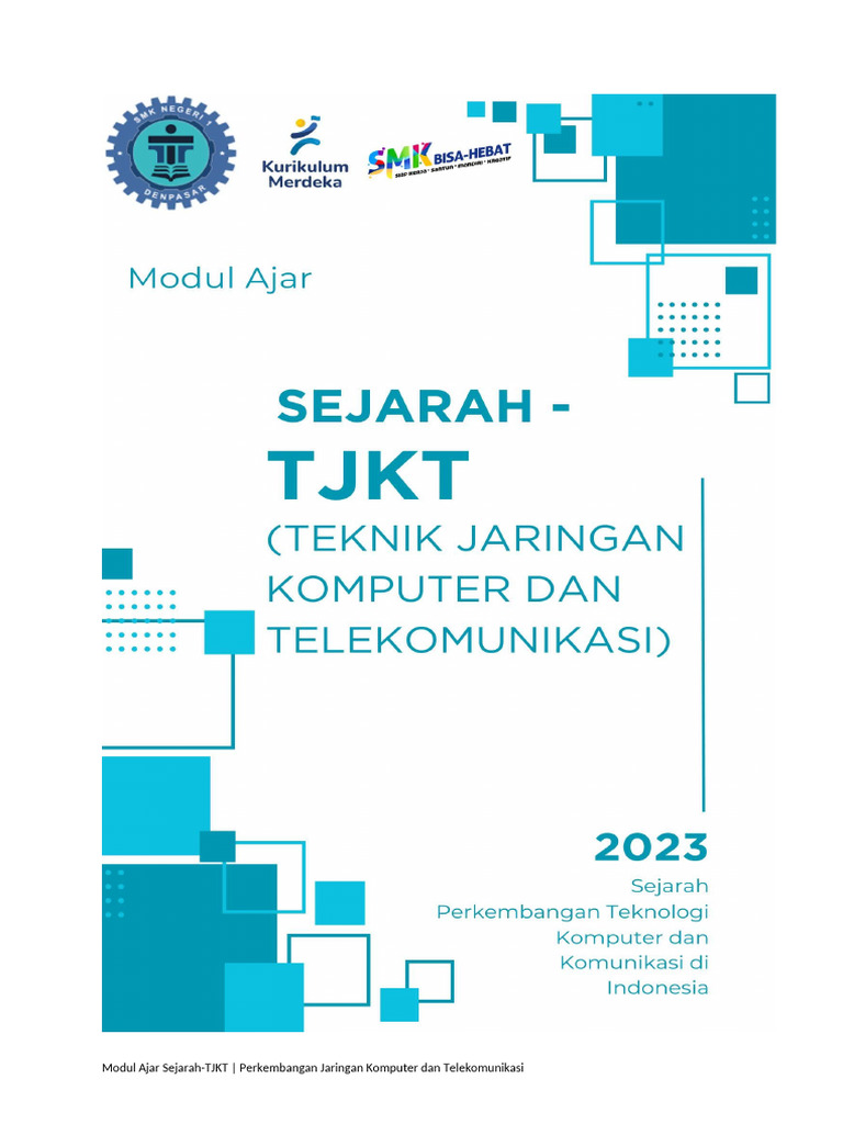 Modul Ajar - Sejarah-Tjkt | PDF | Seni | Komputer
