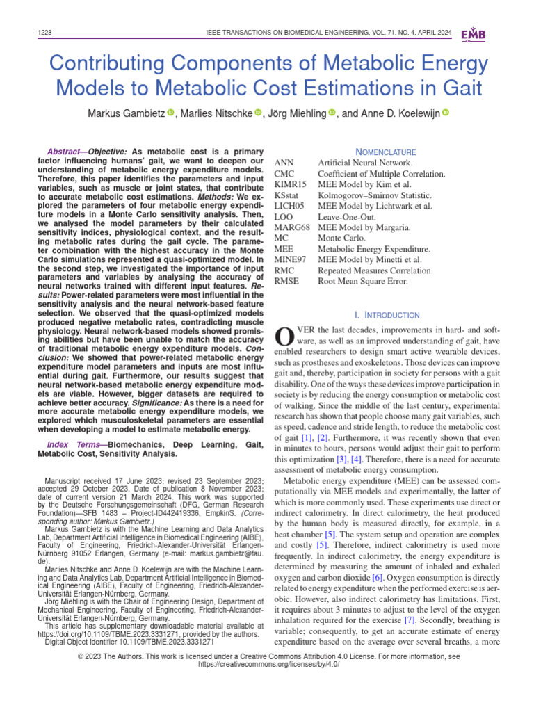 2024 Contributing - Components - of - Metabolic - Energy - Models - To ...