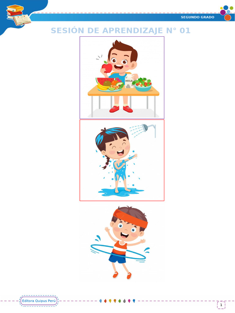 2° Segundo 3. - Anexo de Sesiones de Aprendizaje - Semana 1 - UD II - Editora Quipus Perú | PDF