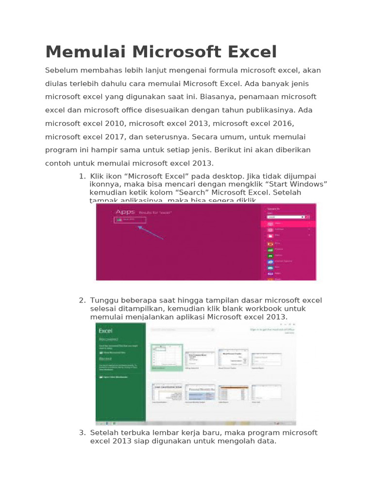 Dasar Microsoft Excel | PDF