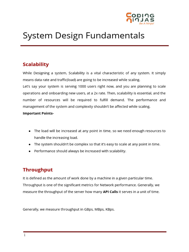 02_System Design Fundamentals=7 | PDF