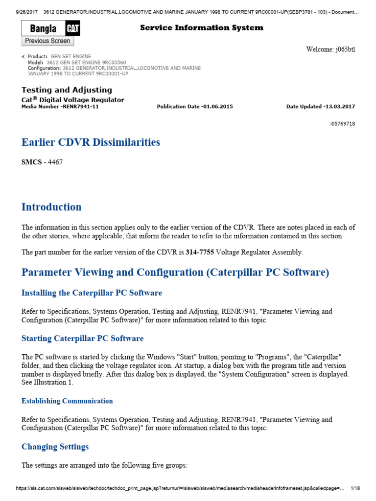 Earlier CDVR Dissimilarities | PDF