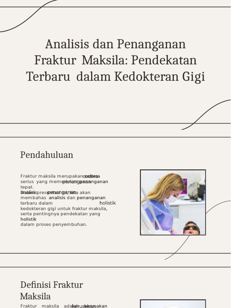 Analisis Dan Penanganan Fraktur Maksila Pendekatan Terbaru Dalam ...