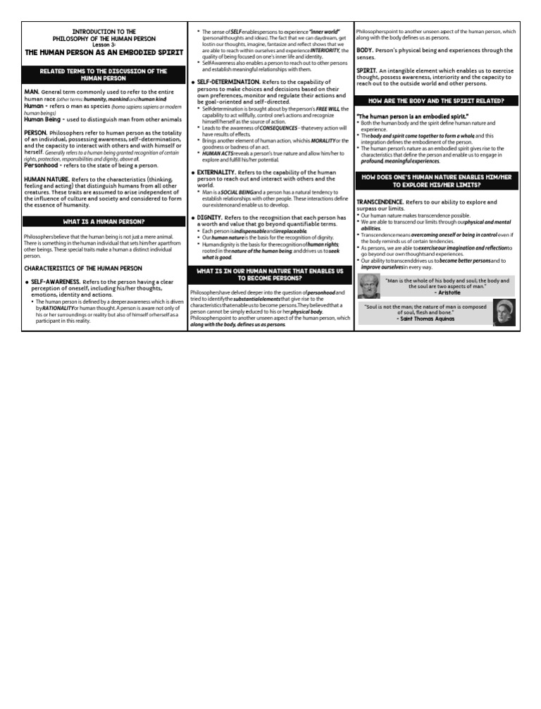 IPHP - Lesson 3 Handout | PDF